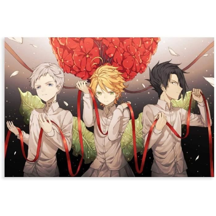 AIMASHI Poster de l'animé The Promised Neverland Neverland Emma Ray 8 ...