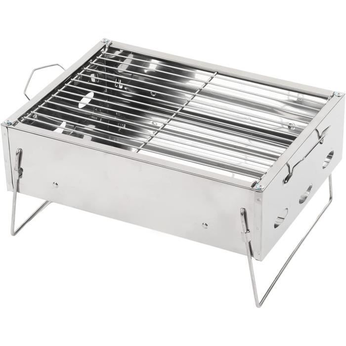 Barbecue À Charbon De Bois, Barbecue Extérieur En Acier Inoxydable Pour ...