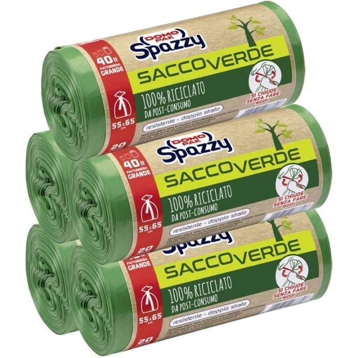 Sacs Poubelle - Spazzy Système Enroule & Ferme 100% Recyclés Par Post ...