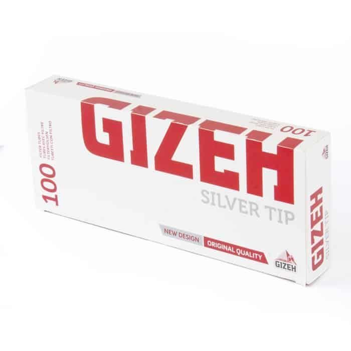 Lot de 10 boites de 100 tubes à cigarettes de marque SILVER TIP (Gizeh ...
