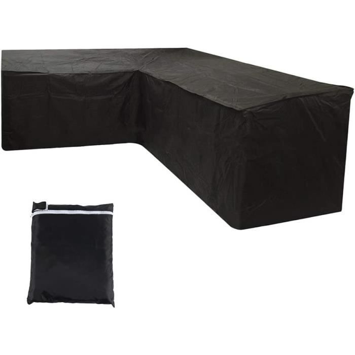 Housse Canapé d'angle de Jardin Imperméable Bâche de Protection Salon ...