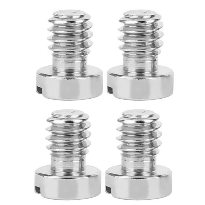 Fdit Vis 1/4 pouce Vis de veille générale en alliage d'aluminium de 1/4 pouce avec accessoires ...