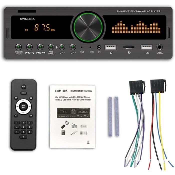 Autoradio 12V Stereo Car Radio Digital Bluetooth Handsfree Car Mp3 ...