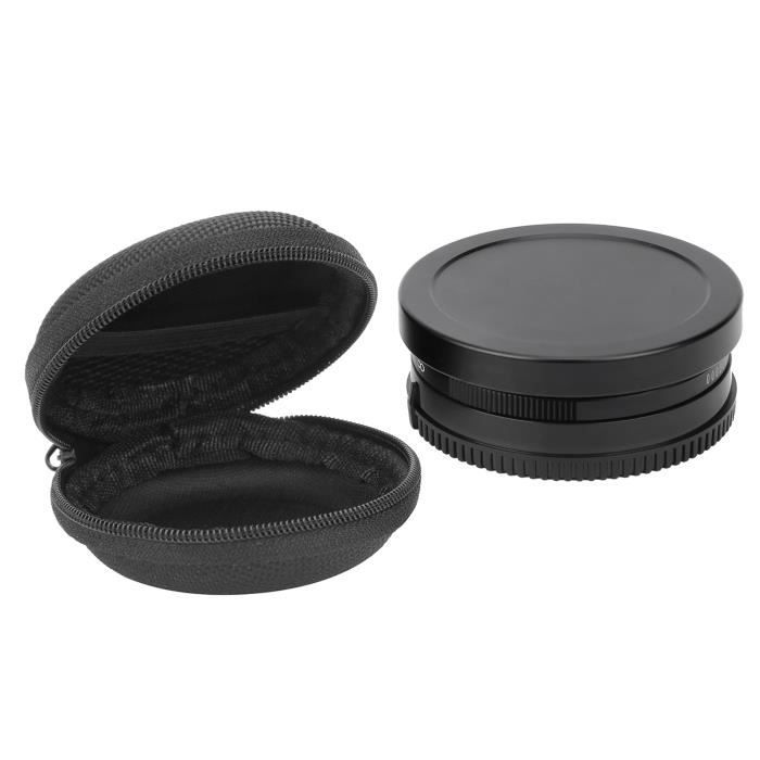 Cikonielf Objectif ultra grand angle fish‑eye Objectif Fisheye 10mm F8 ...