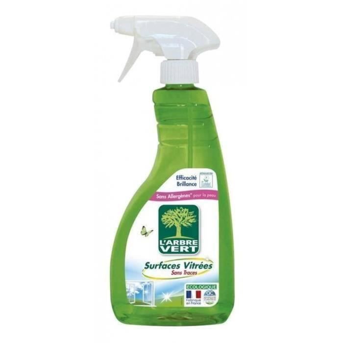 L'ARBRE VERT Nettoyant vitre Menthe écologique surfaces vitrées - spray de 740 ml - Cdiscount Au ...