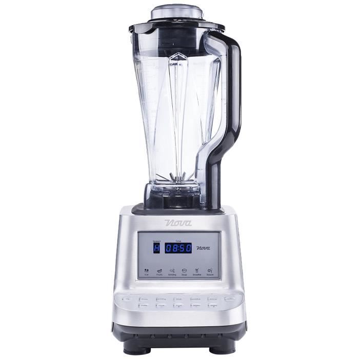 Nova Blender turbo Gris/Métal 1600 W - Cdiscount Electroménager