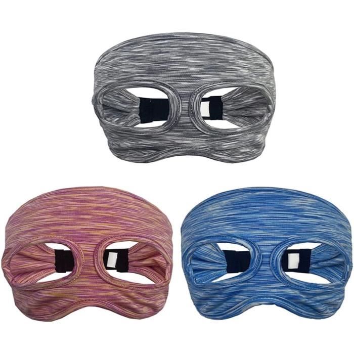 Couvre-Yeux Anti-Transpiration Vr 3 Pièces Sweat Guard Couvre-Visage En ...