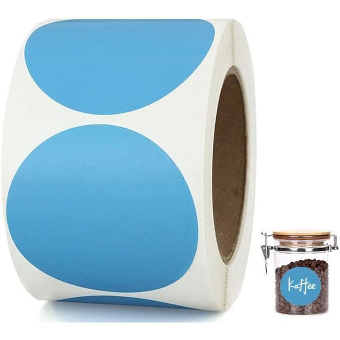 Lot De 500 Étiquettes Autocollantes Rondes De 25 Mm Surface ...