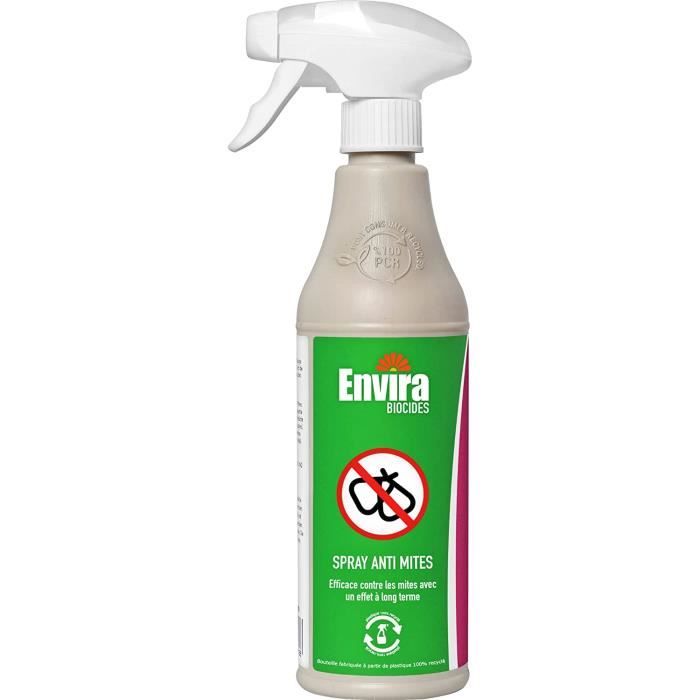 Envira Spray Anti-Mites - Anti-Mites à Action Longue Durée - sans Odeur ...