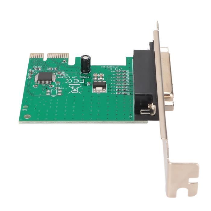 Tbest carte de port parallèle PCIE Carte d'extension PCIE vers LPT ...
