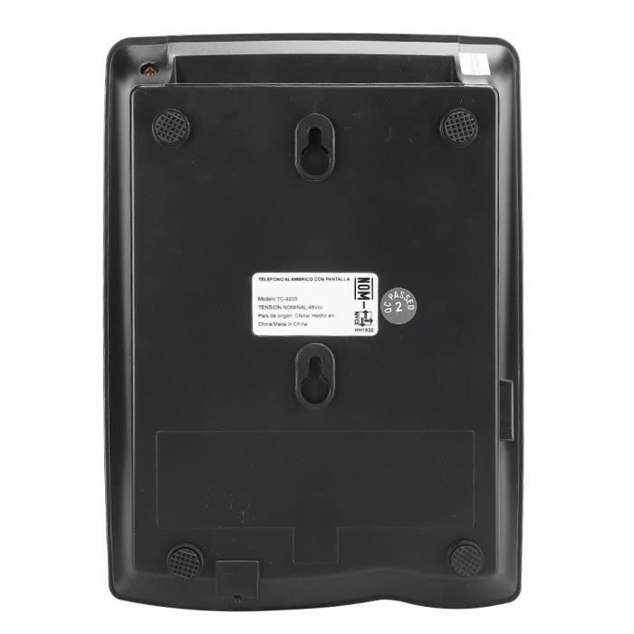 CHE Téléphone fixe avec identification de l'appelant sans fil TC-9200 ...