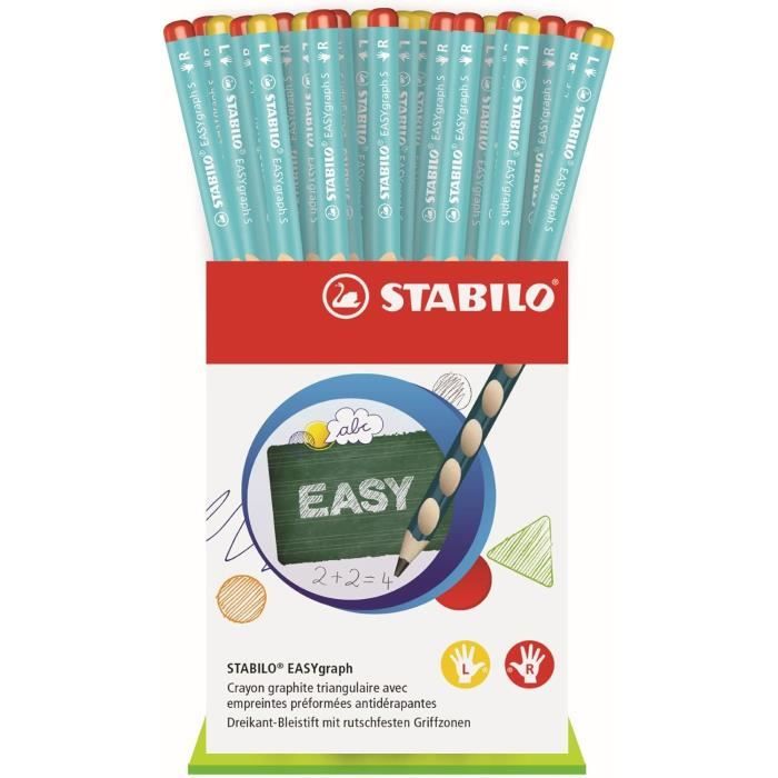 Crayon Graphite Ergonomique - Easygraph S - Godet X 48 Crayons Papier ...