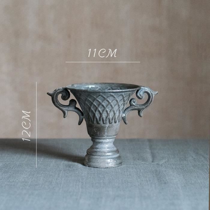VASE,F--Vase à fleurs vintage en fer forgé, gobelet classique, Pot de ...
