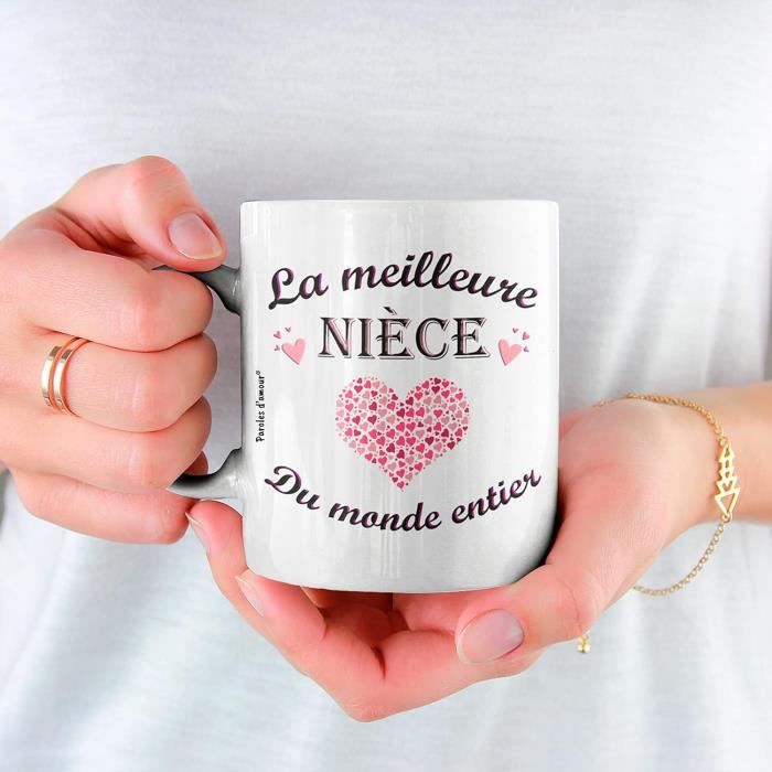 Cadeau Nièce Anniversaire La Meilleure Nièce Du Monde Entier Idées ...