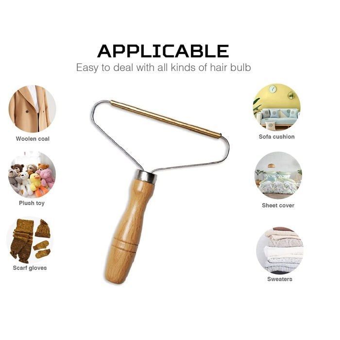 2 Brosses Anti Poil Manuel - Rasoir Anti-Bouloches Portable - Manteau ...
