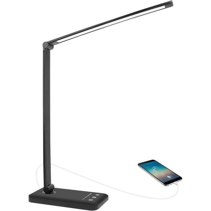 Lampe de Bureau Lampe de Bureau LED 52 LED Flexible USB Rechargeables ...