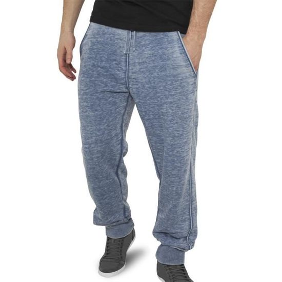 Urban Classics - BURNOUT Bas de joggings denim blu Bleu Bleu ...
