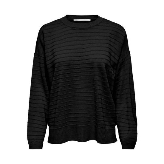 Pull Only Cata Noire pour Femme Noir - Cdiscount Prêt-à-Porter