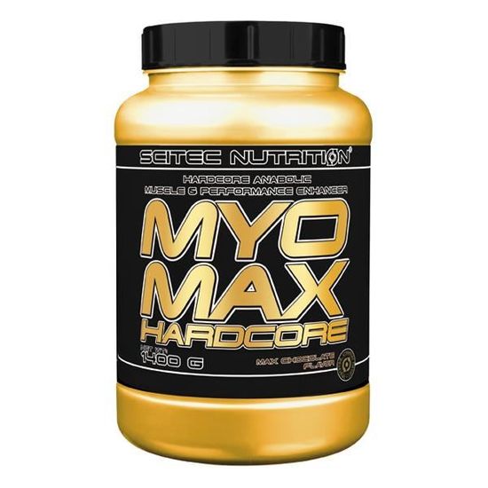 Myomax Hardcore 1400g CHOCOLAT Scitec Nutrition Proteine Whey Creatine ...