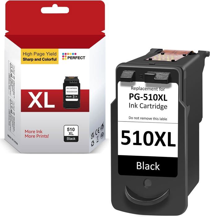 510 XL Noir Cartouches d\'encre Remanufacturées pour Cartouches Canon ...