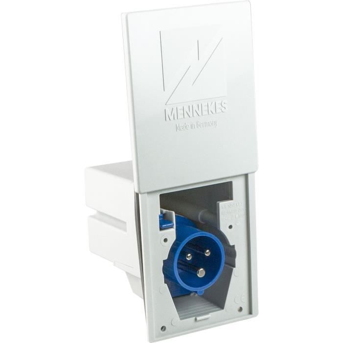 Fiche d'alimentation CEE - SCHWABE - Caravan 3 pôles - 16 A - Extérieur - Résistant à la chaleur ...