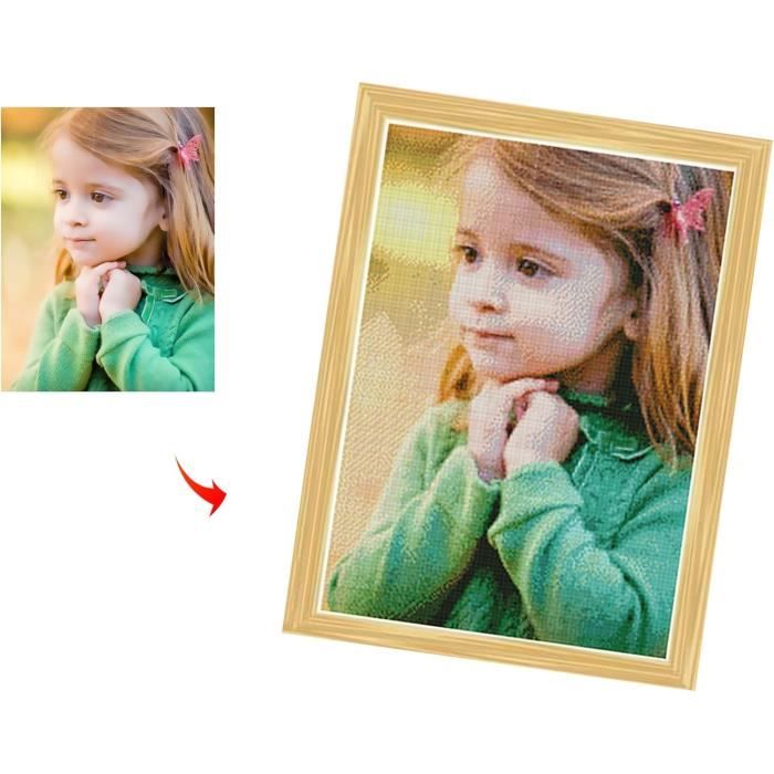 Diamond Painting Arts Personnalisée Photo Diy 5D Private Custom Full ...