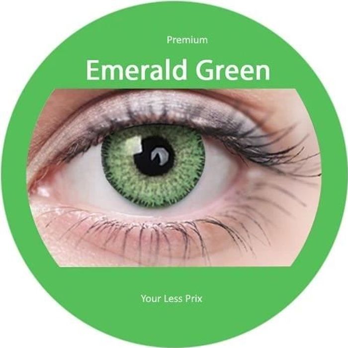 Emerald Green (Premium) LEN$ Color Contact Lense$ Lentille$ de couleur ...