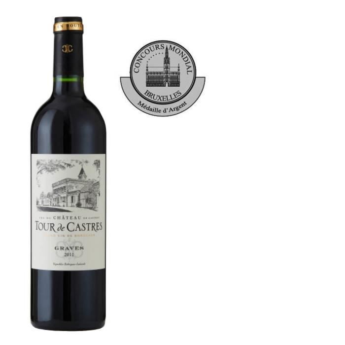 Château Tour de Castres - AOC Graves - rouge - 2011 - France - Région ...