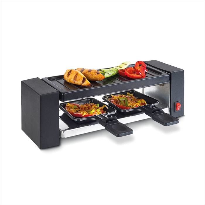 LIWI-45080 Mini Raclette | Grill à raclette pour 2 personnes et ...