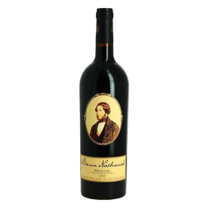 Baron Nathaniel de Rothschild Vin de Bordeaux Pauillac - La cave Cdiscount