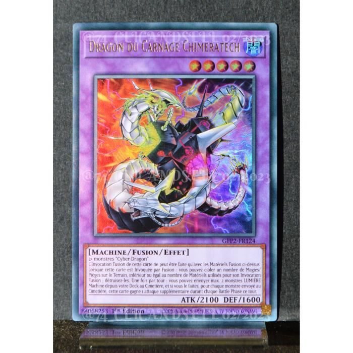 Carte YU-GI-OH GFP2-FR124 Dragon du Carnage Chimeratech NEUF FR ...