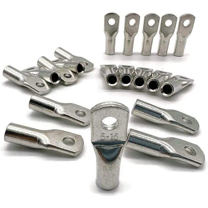 Cosse de câble 16mm2 M5 20x Connecteur Terminal [621] - Cdiscount Bricolage