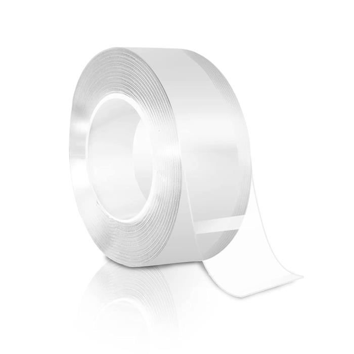 Ruban AdhéSif Double Face De 5 M, Colle Au Lieu De PerçAge, Nano Super ...