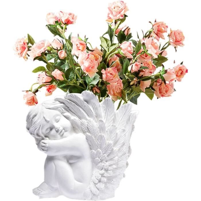 Pots De Fleurs Angel Planter, Pot De Fleurs Décoratif En Résine Avec ...