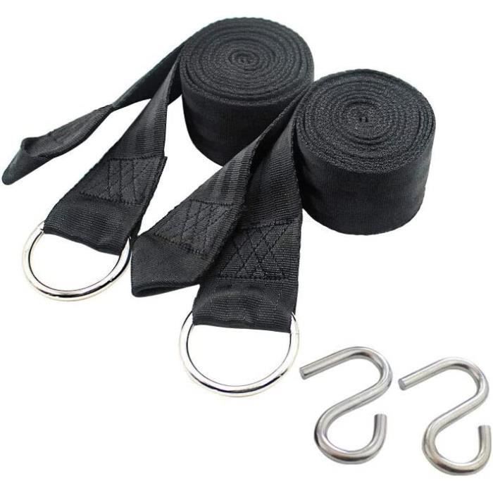 Hamac Suspendu Hamac Extérieur Attaché Arbre Corde Hamac Sangle Avec ...