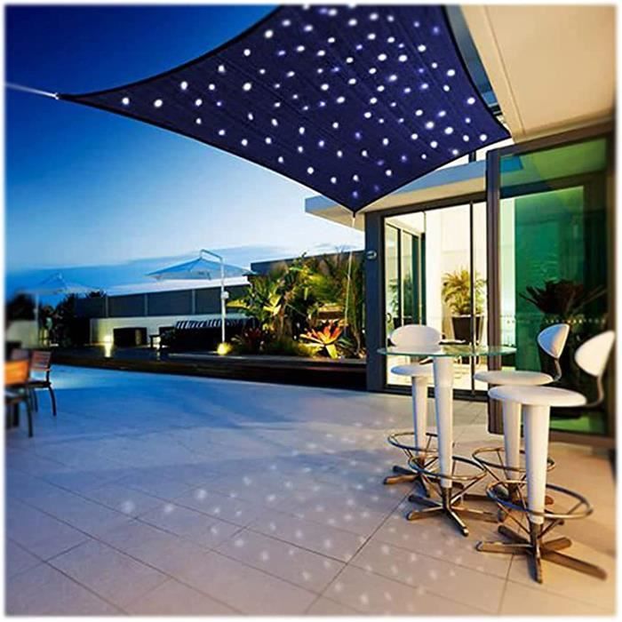 Relaxdays Voile drsquo;ombrage carreacute; diffuseur drsquo;Ombre ...