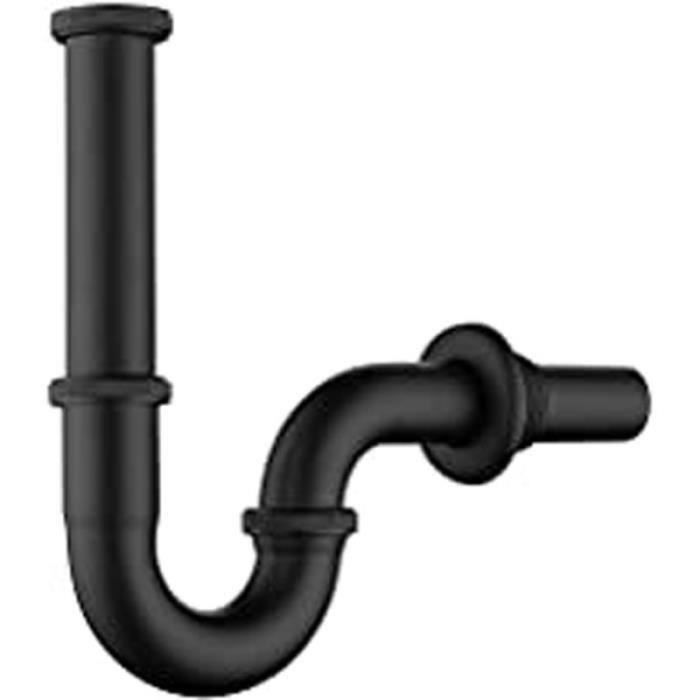 SIPHON D'EVIER - SIPHON DE LAVABO Siphon De Lavabo Noir Mat Keymark ...