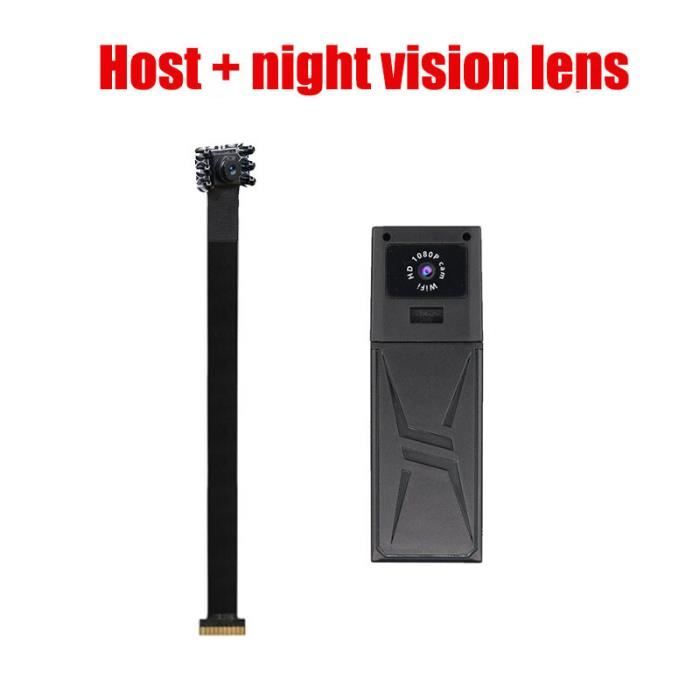 Caméra miniature - Portable IP WiFi HD 1080P - Noir - Cdiscount Bricolage