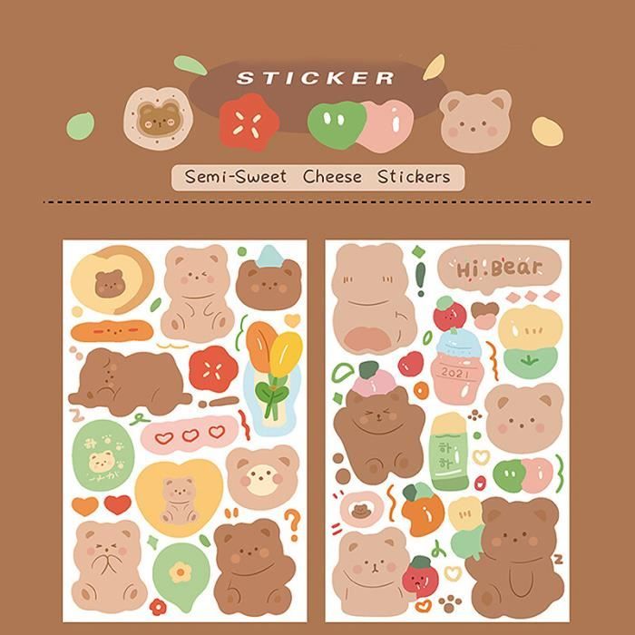 Gommette - A - TZ1208 - Autocollant mignon - Papeterie - Scrapbooking ...