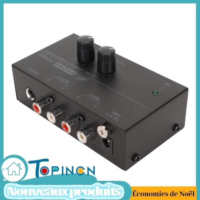 EJ.life Préampli Phono Platine Vinyle Ultra Silencieux Compact ...