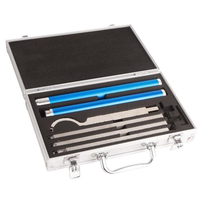 EJ.life ensemble d'outils de tour en bois au carbure 8 pièces ensemble d'outils de tournage du ...