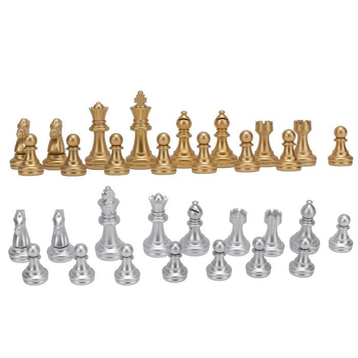 Fafeicy jeu d'échecs 32 pièces d'échecs pièces d'échecs avec figurines ...