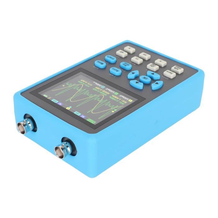 HURRISE Oscilloscope portatif Oscilloscope Portable, 2 Canaux 120 MHz ...