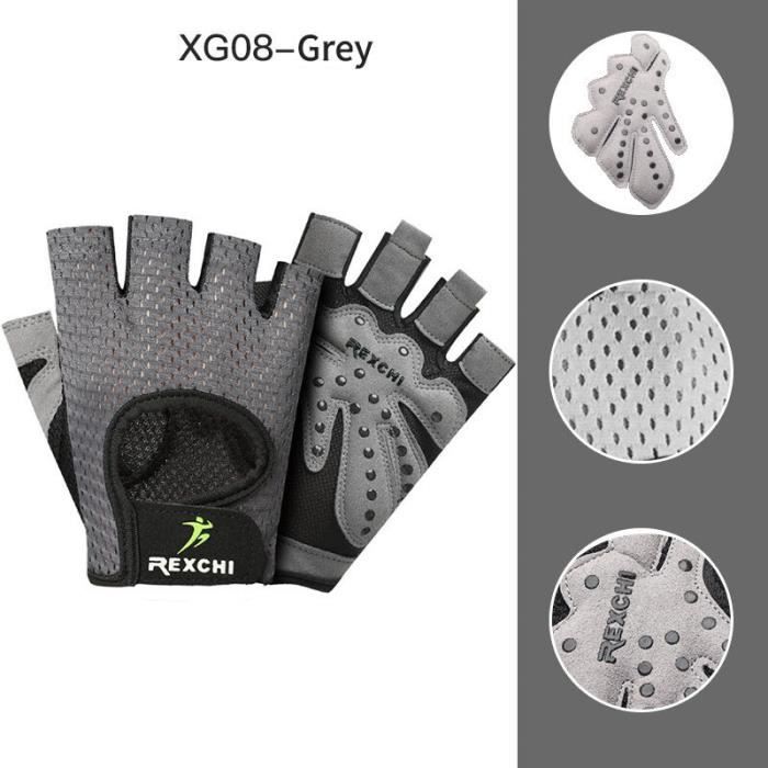 Gants de musculation pour hommes et femmes - Accessoires Fitness - XG08 ...