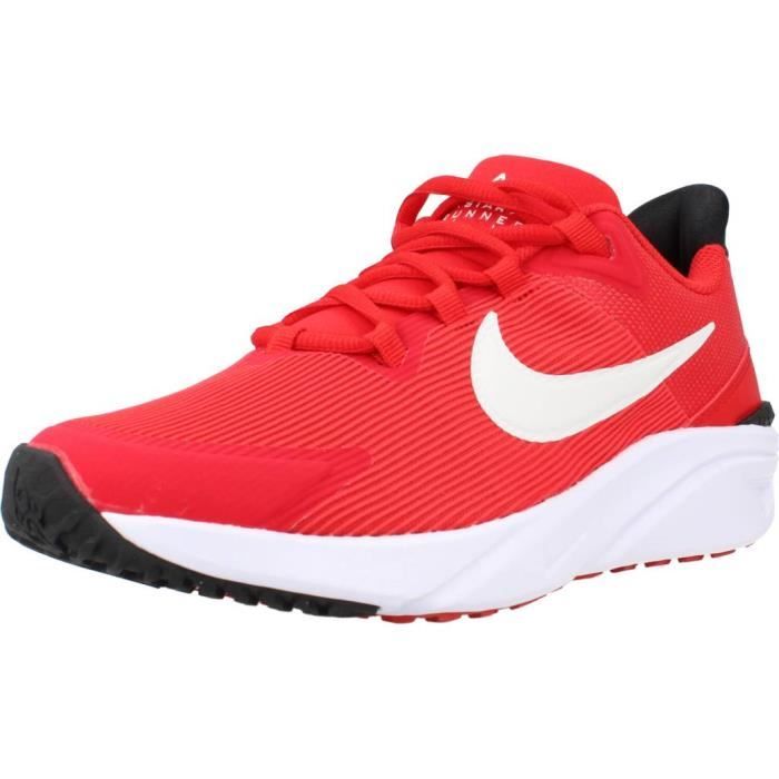 Chaussures de running Nike Star Runner 4 - Rouge - Textile - Lacets ...