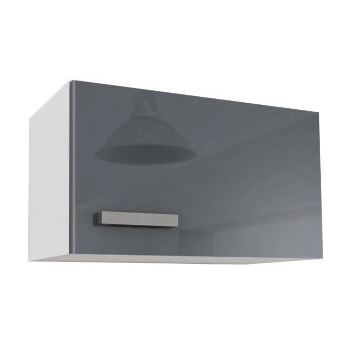 SHOT CASE - START Caisson haut de cuisine sur hotte L 60 cm - Gris ...