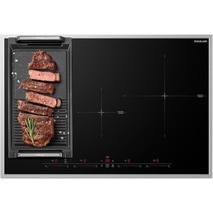 Ih774Bfb Plaque De Cuisson Induction Encastrable, 77 Cm, Plaque Induction 4 Feux Avec Cadre En ...