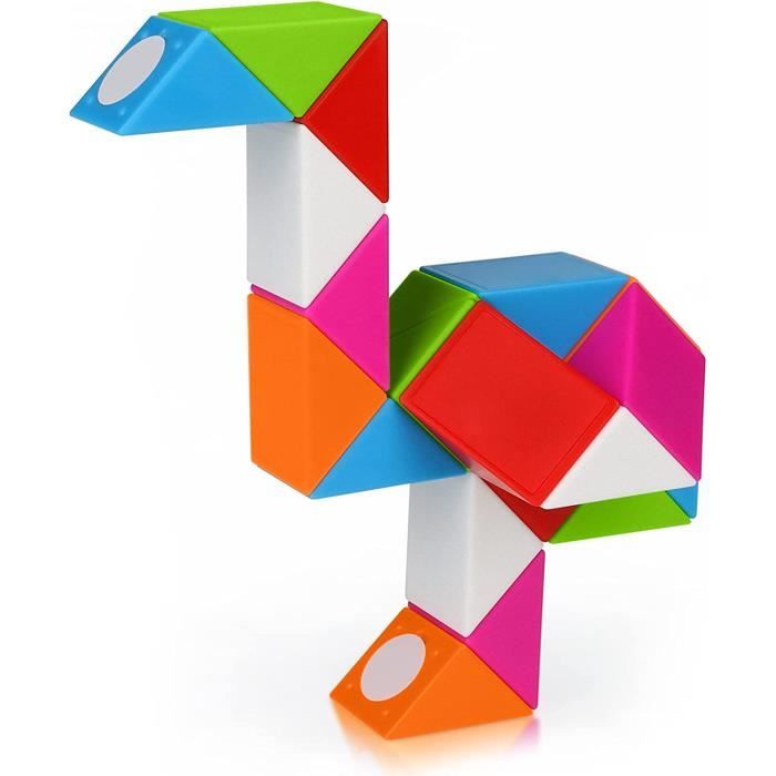Yordawn Magic Snake avec 24 Blocs Serpent Magique 3D Magic Snake Puzzle ...