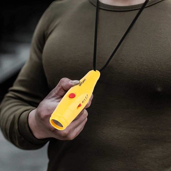 03 Sifflet Durable, sifflet électronique d'entraînement en ABS Jaune ...