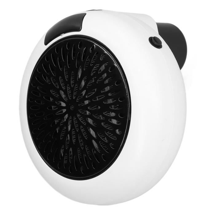 Tbest Réchauffeur de bureau Mini radiateur électrique portable 900W ...